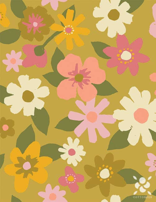 A Beautiful Mess Fabric | Available at Cottoneer Fabrics!