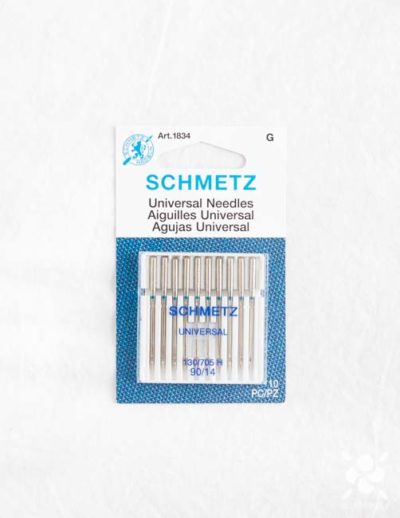 Schmetz Universal Sewing Machine Needles | Size 90/14 - Cottoneer Fabrics