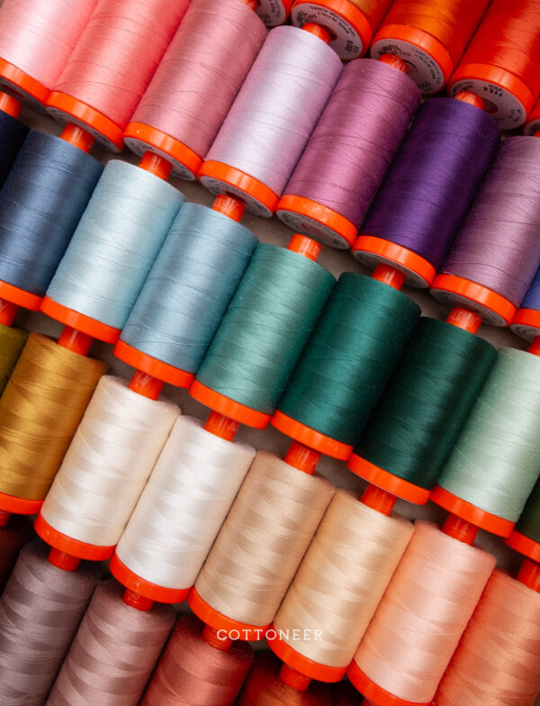 Muslin | 50wt Aurifil 100% Cotton Mako Thread - 1,422 Yards (2311 ...