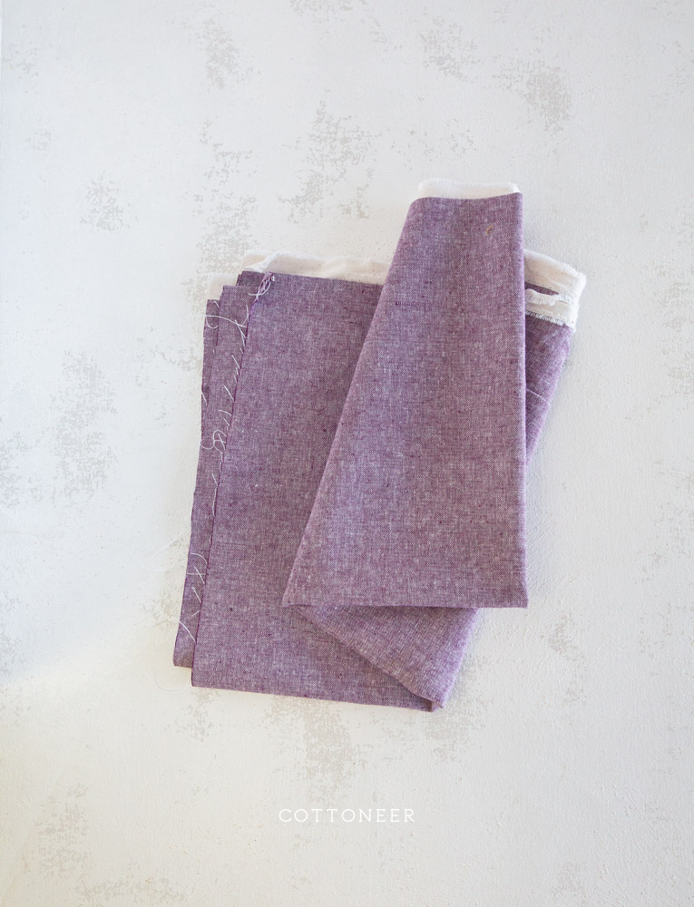 Destash Yardage #M31 | Essex Yarn Dyed Linen in Eggplant | 1 Yard ...