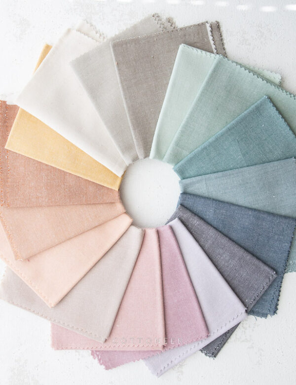 Obsidian | Everyday Chambray by Fableism Supply Co - Cottoneer Fabrics