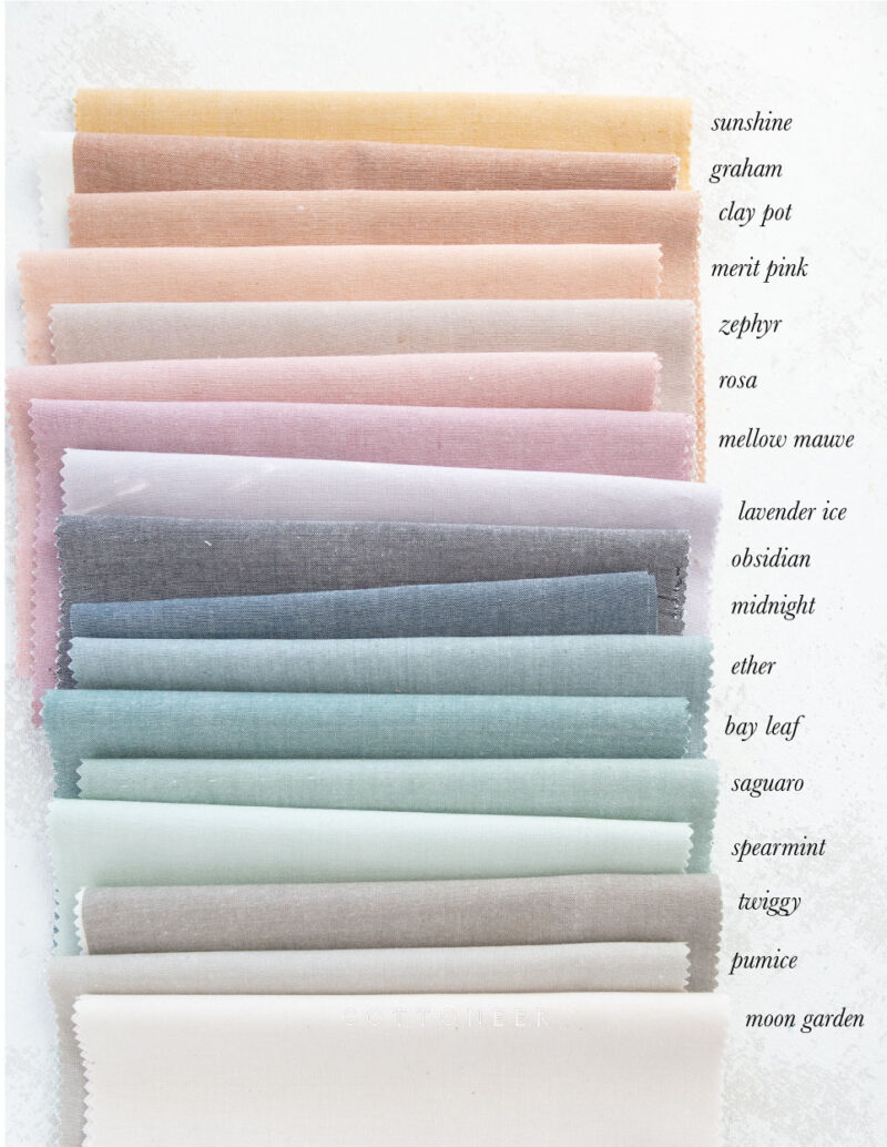 Obsidian | Everyday Chambray by Fableism Supply Co - Cottoneer Fabrics