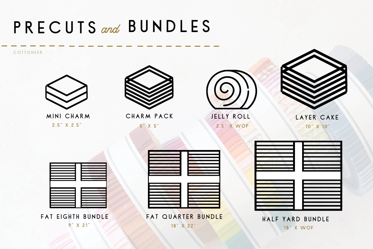 A Guide to Precuts and Bundles - Cottoneer Fabrics