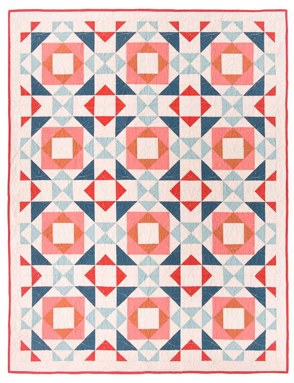 Elena Quilt Pattern by Kitchen Table Quilting - Cottoneer Fabrics