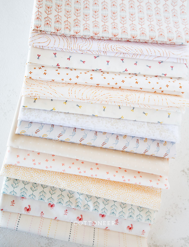 Low Volume Fabrics Available in Yardage at Cottoneer Fabrics!