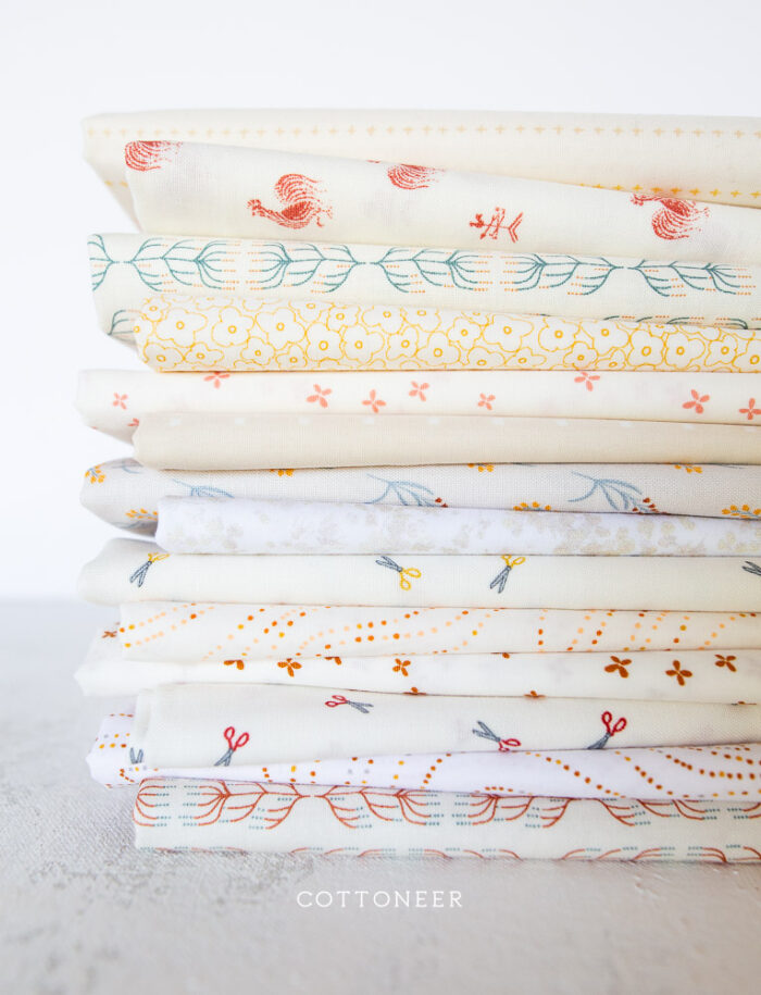 Low Volume Fabrics Available in Yardage at Cottoneer Fabrics!