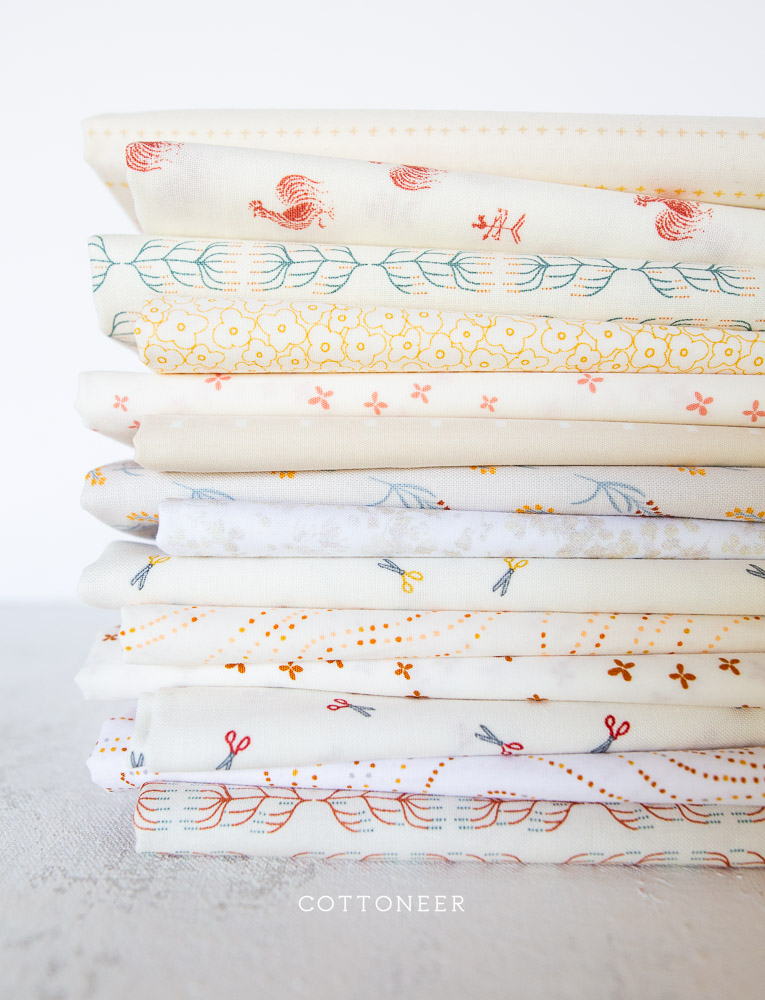 Low Volume Fabrics Available in Yardage at Cottoneer Fabrics!