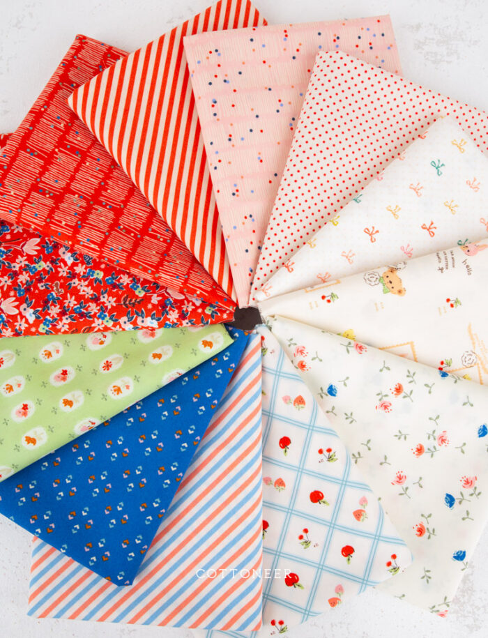 Petits Strokes in Vermillion | Les Petits by Amy Sinibaldi - Cottoneer ...