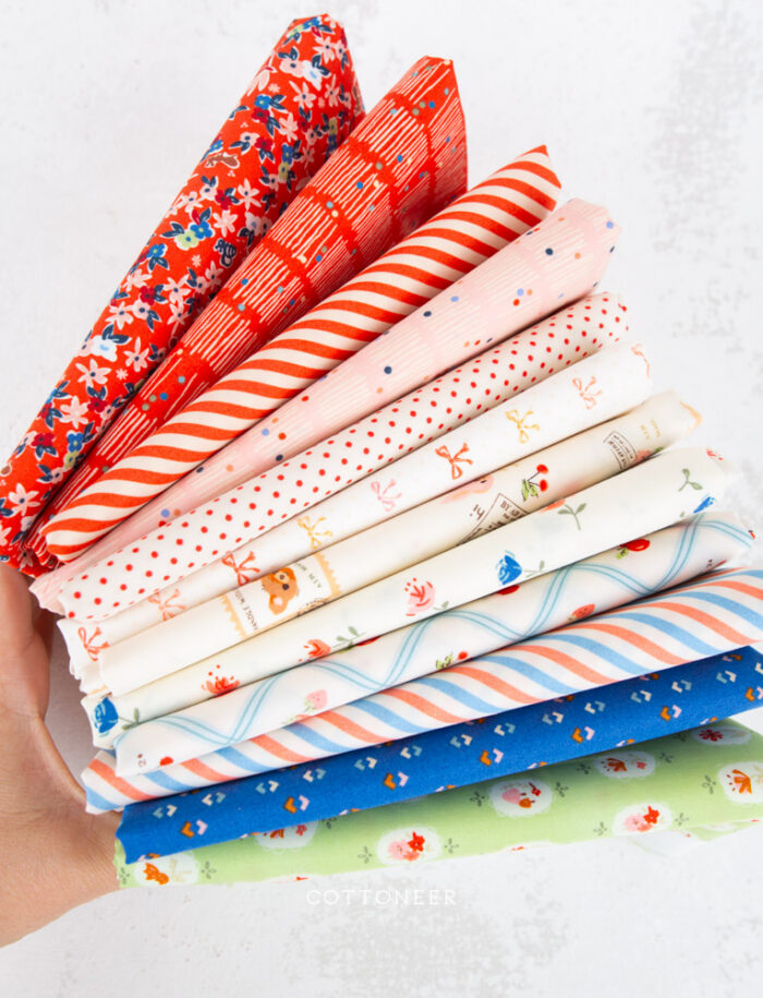Petits Strokes in Vermillion | Les Petits by Amy Sinibaldi - Cottoneer ...