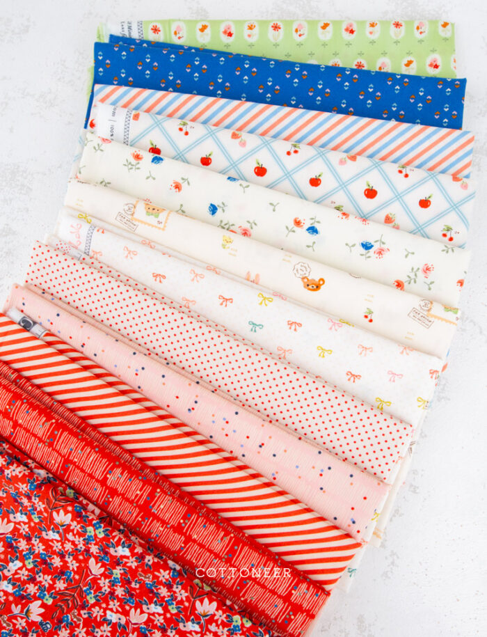 Petits Strokes in Vermillion | Les Petits by Amy Sinibaldi - Cottoneer ...