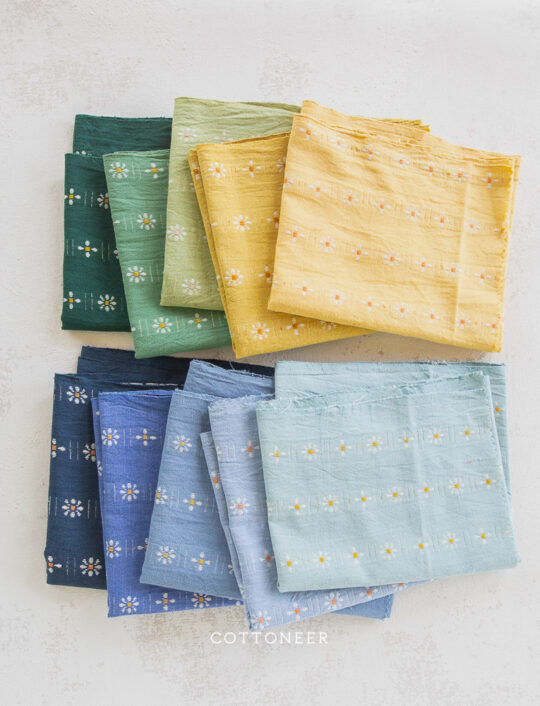 Daisy Woven in Cornflower | Forest Forage by Fableism Supply Co ...