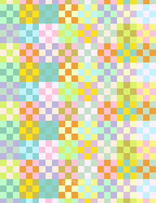 Nine Patch Powder | Piecework by Anna Maria - Cottoneer Fabrics