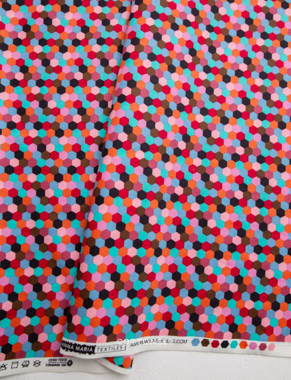 Hexagons Rustic | Piecework by Anna Maria - Cottoneer Fabrics