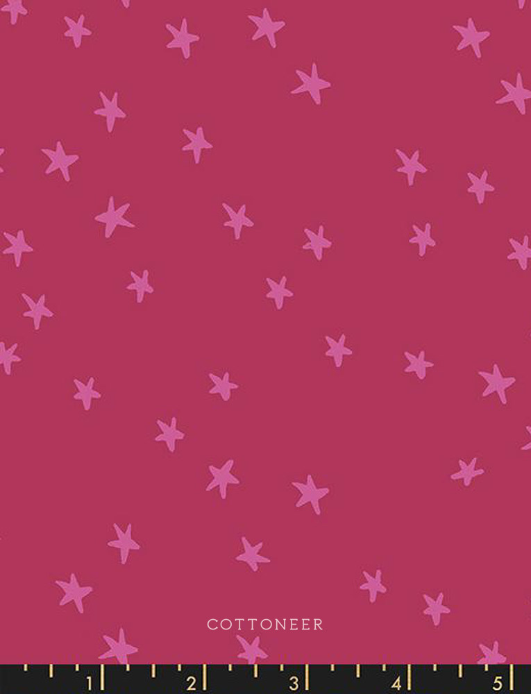 Starry in Plum by Alexia Abegg - Cottoneer Fabrics