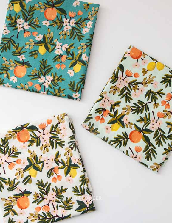 Rifle Paper Co Fabric Available at Cottoneer Fabrics!