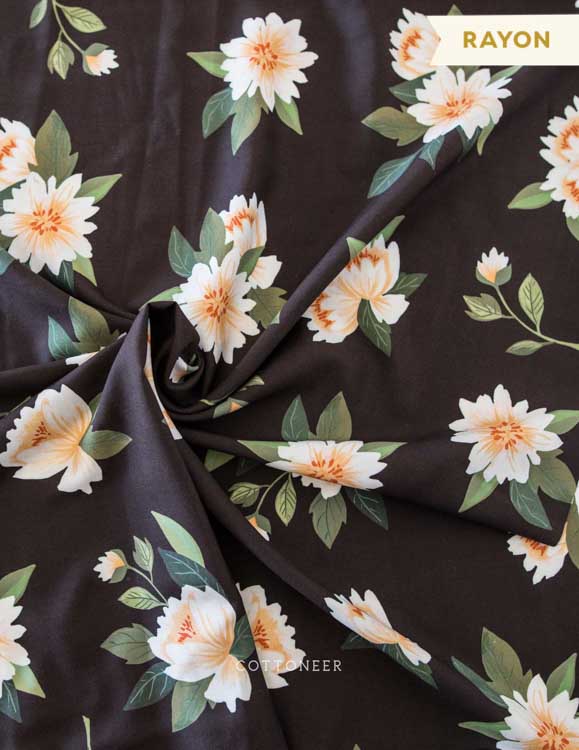 Rayon Fabric Available in Yardage at Cottoneer Fabrics!