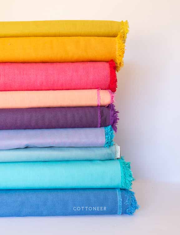 Peppered Cottons | Shot Cotton Fabric by Pepper Cory | Cottoneer Fabrics