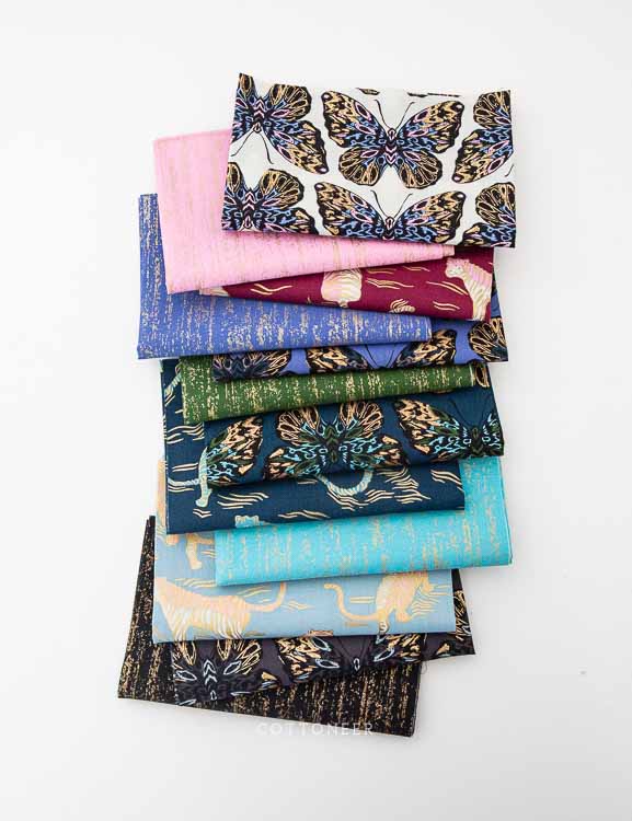 Tiger Fly by Sarah Watts - Cottoneer Fabrics