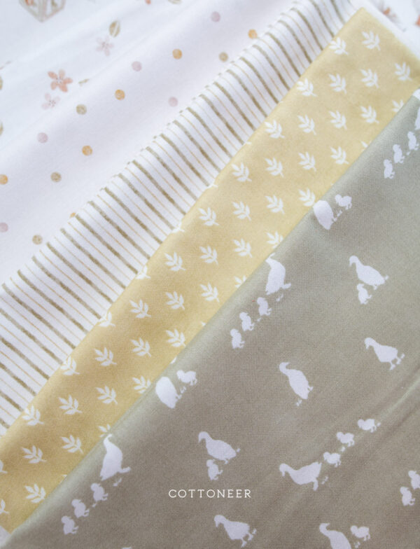 Dots Cream | Tiny Waddles by Jessica Yon Lo - Cottoneer Fabrics