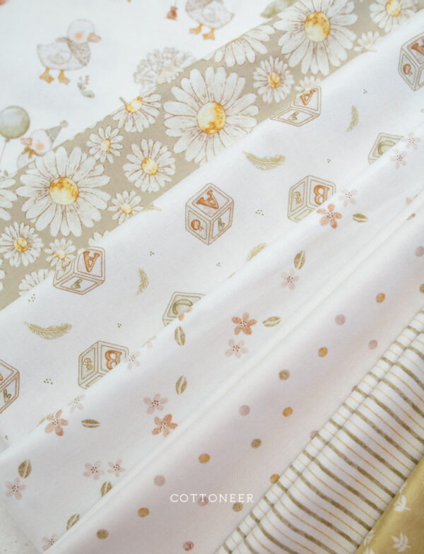 Dots Cream | Tiny Waddles by Jessica Yon Lo - Cottoneer Fabrics