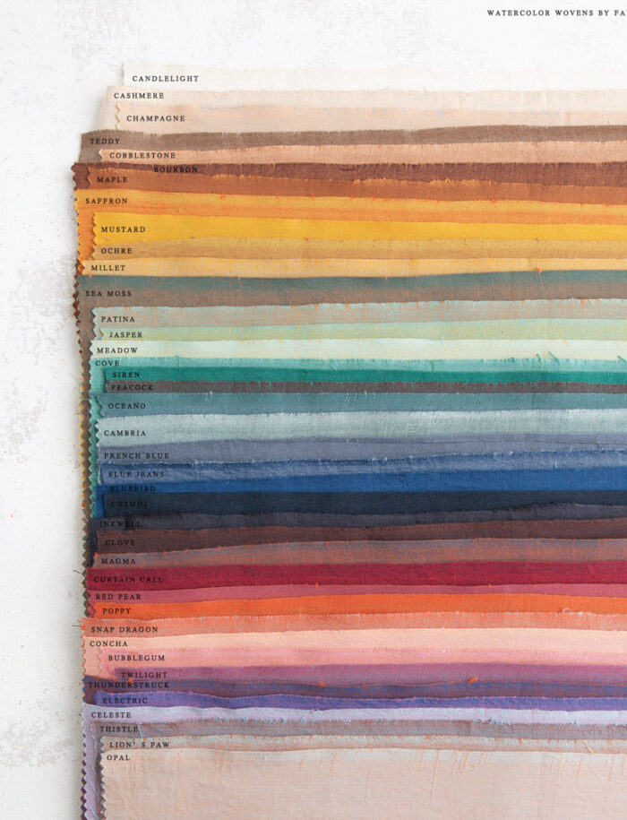 Meadow | Watercolor Wovens by Fableism Supply Co - Cottoneer Fabrics